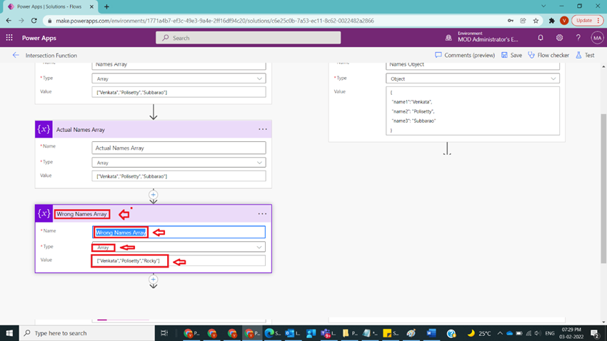 Usage Of Intersection Function In Power Automate